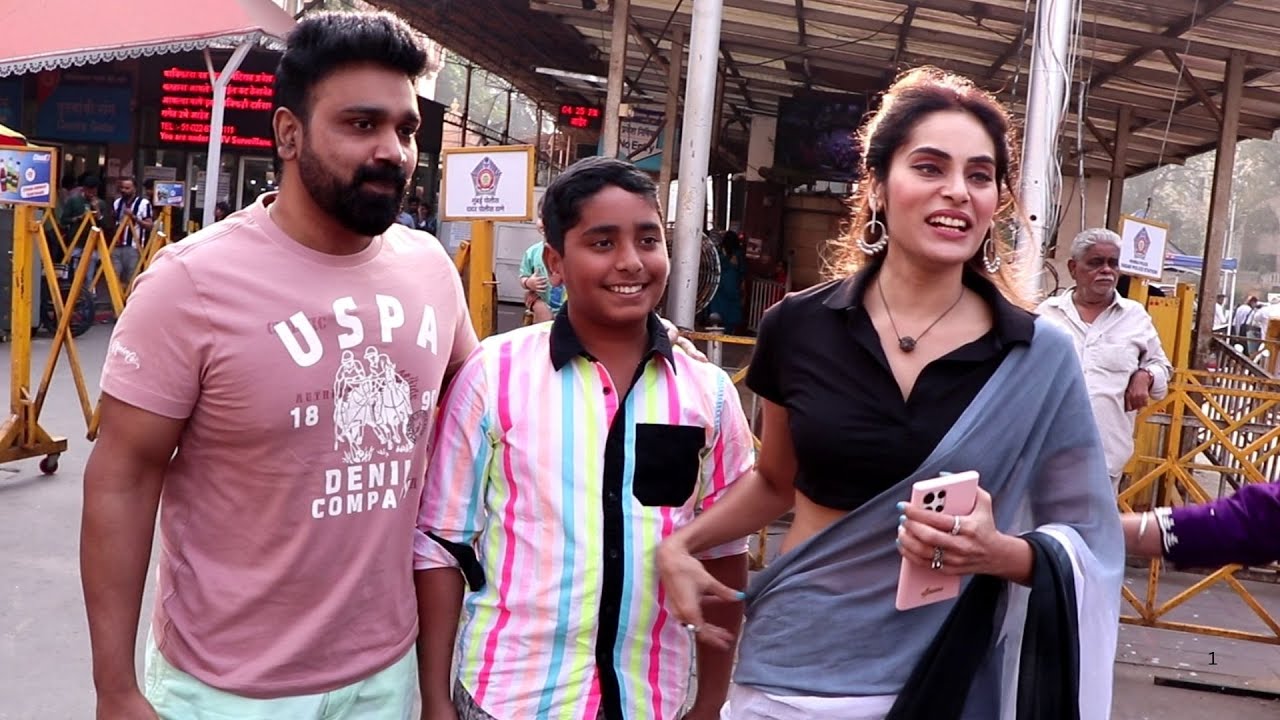 Bigg Boss 18 Shrutika Arjun reached SIDDHIVINAYAK MANDHIR with Arjun ...