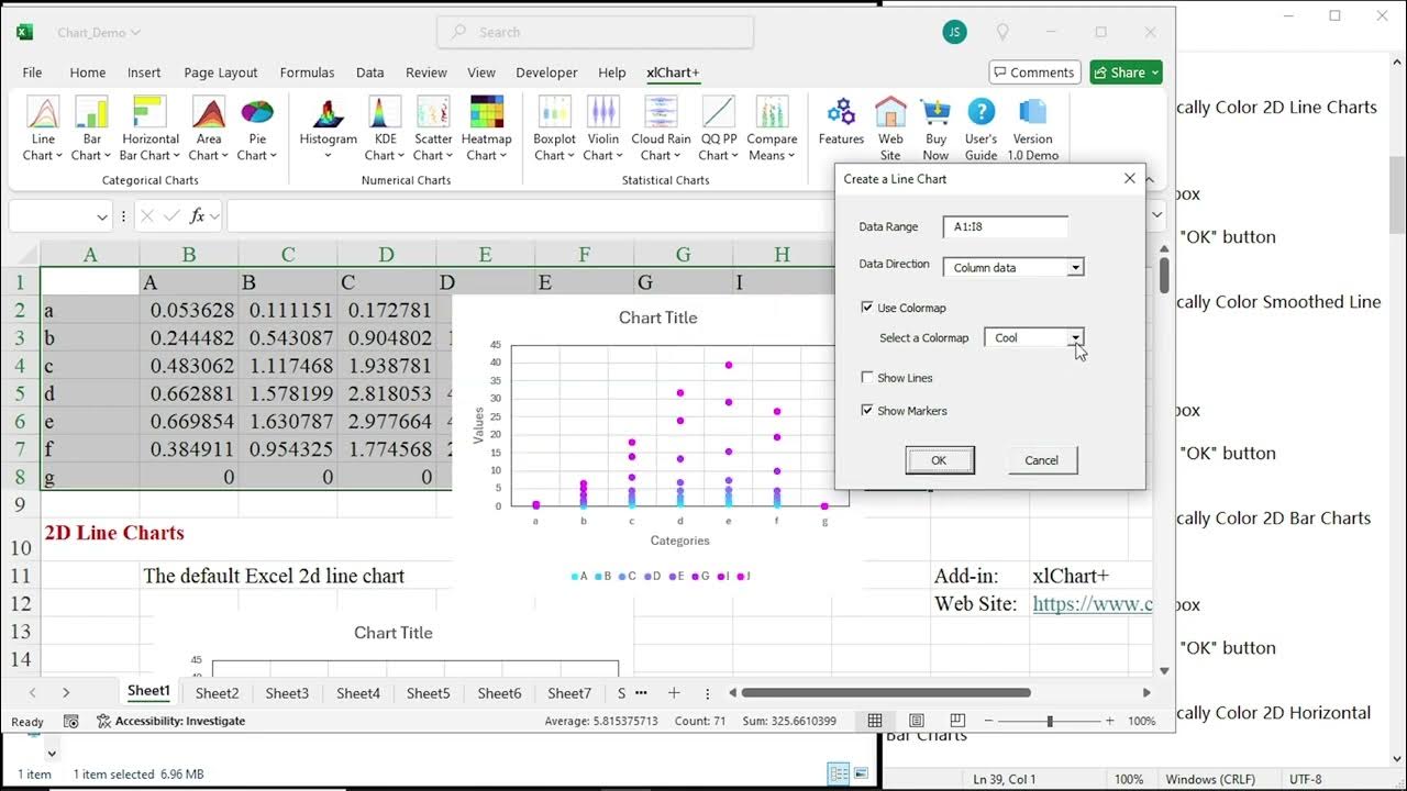 xlChart+: Use Colormaps To Automatically Color Excel 2D Line Charts - YouTube