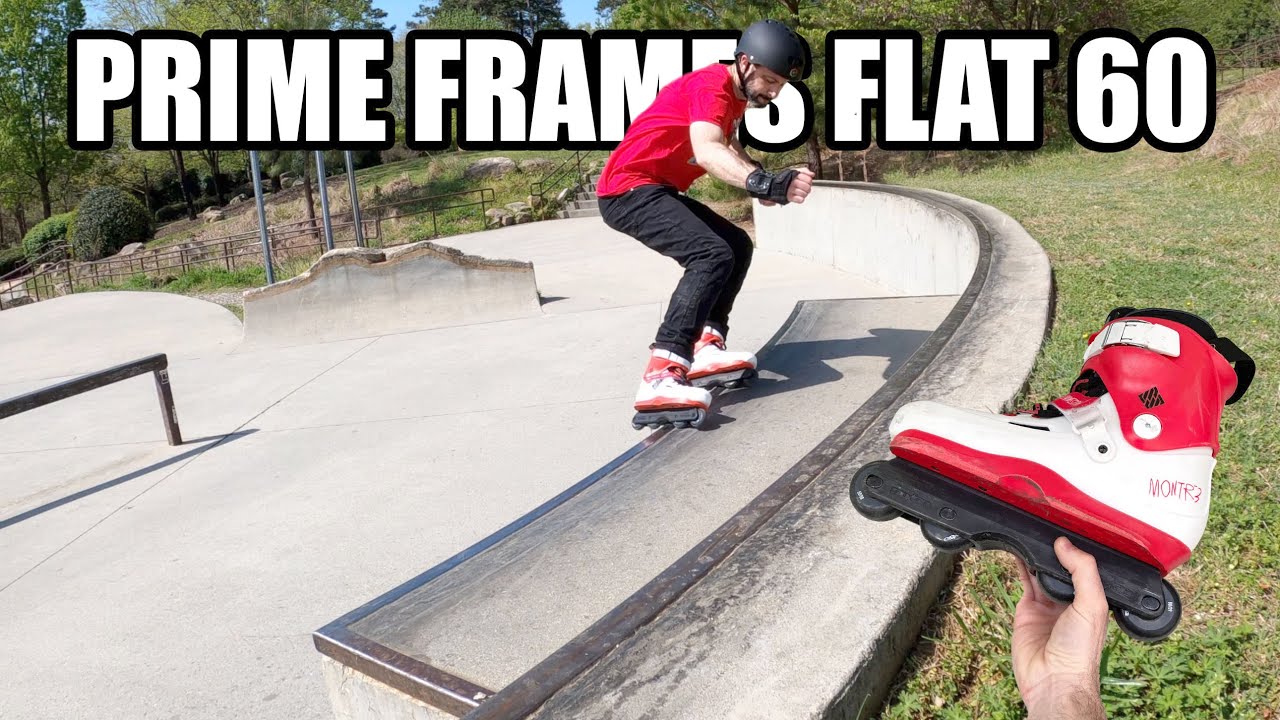 50/50 Prime Frames Flat with 60mm wheels // Aggressive Inline Skating - YouTube