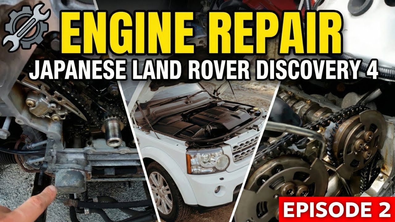 Timing Gear Overhaul on This Japanese Land Rover Discovery 4 | Episode ...