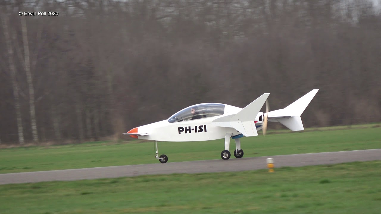 Ferry Flight Canard Aeroplane PH-ISI Junqua IBIS RJ03 Teuge Airport 6 ...