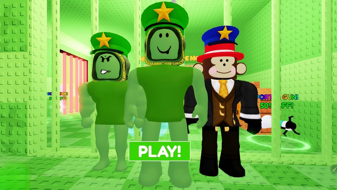 😲TEAM GREEN BEAN'S PRISON RUN ESCAPE OBBY FULL WAIKTHROUGH GAMEPLAY ...