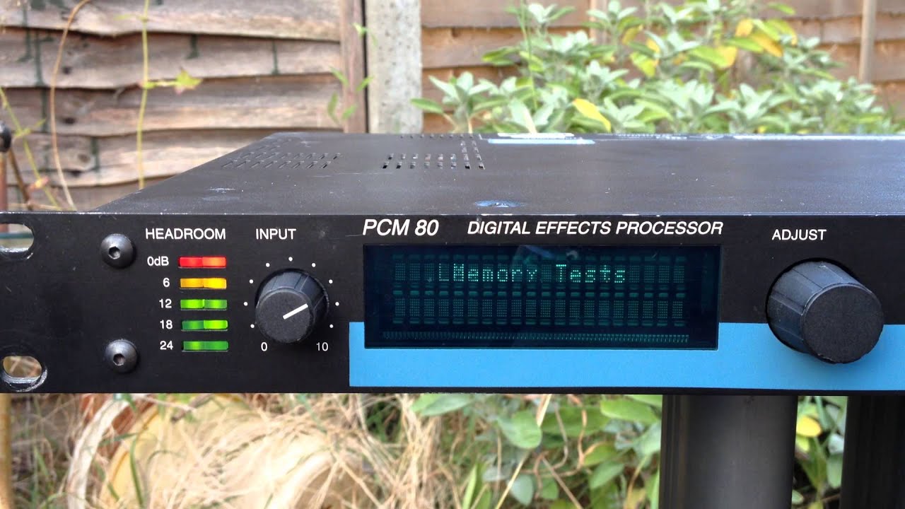Lexicon PCM 80 boot sequence - YouTube