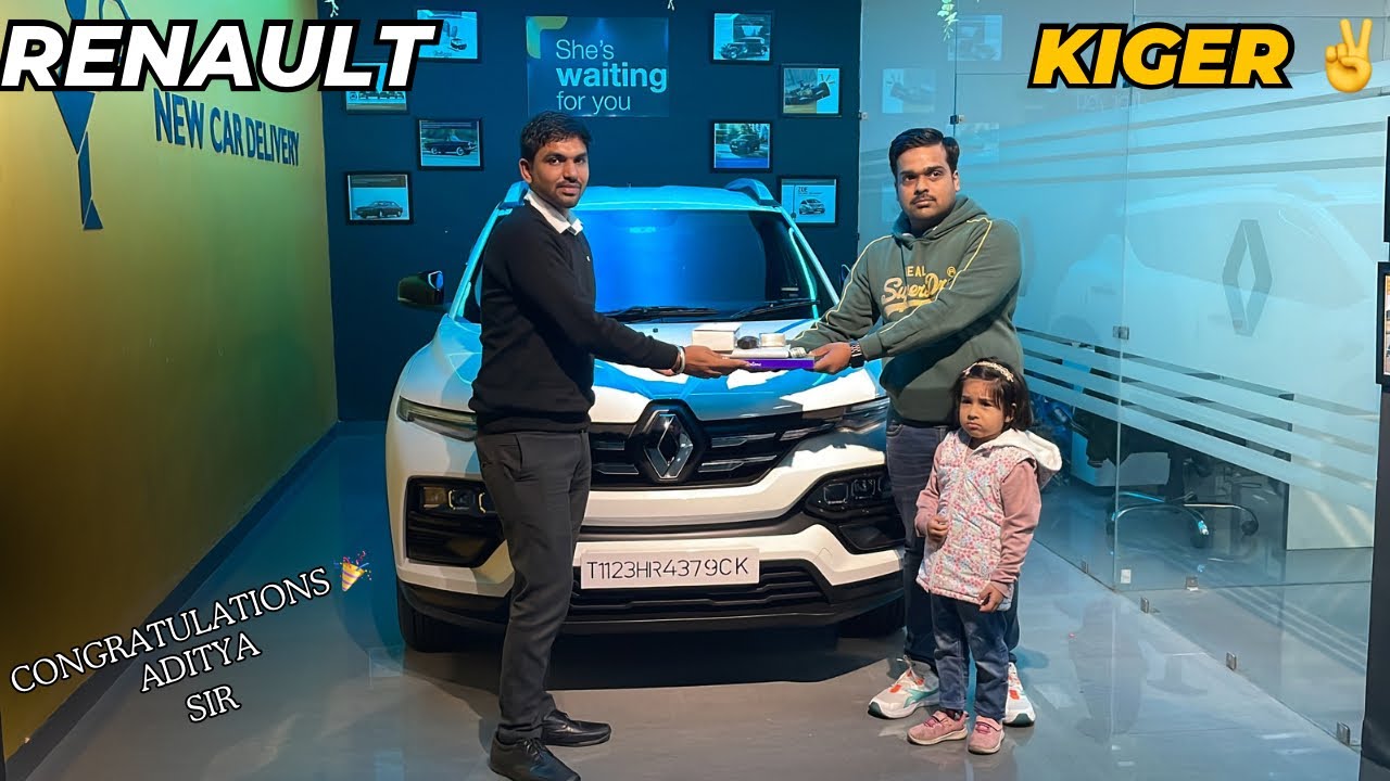 Congratulations Mr Aditya For Your New Renault Kiger🎉 || Welcome To The ...