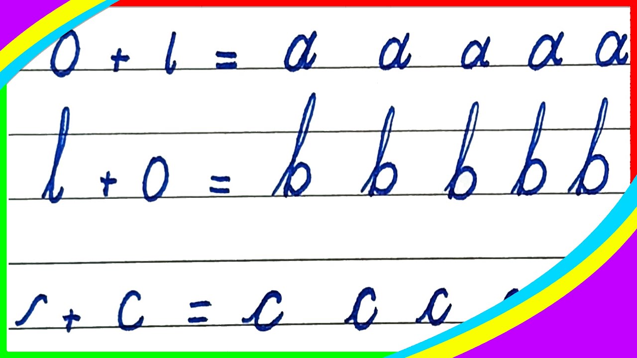 Alphabet Writing strokes | How to improve handwriting| Marvellous ...
