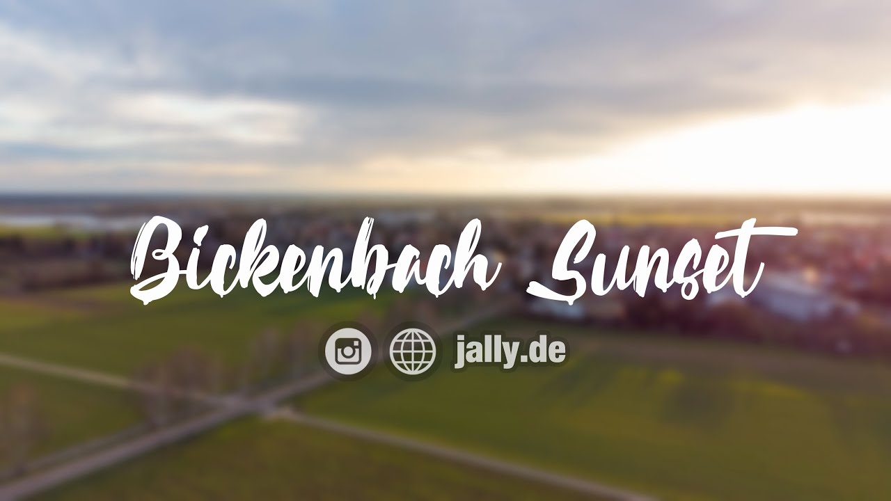 Bickenbach Bergstraße mit Sunset - YouTube