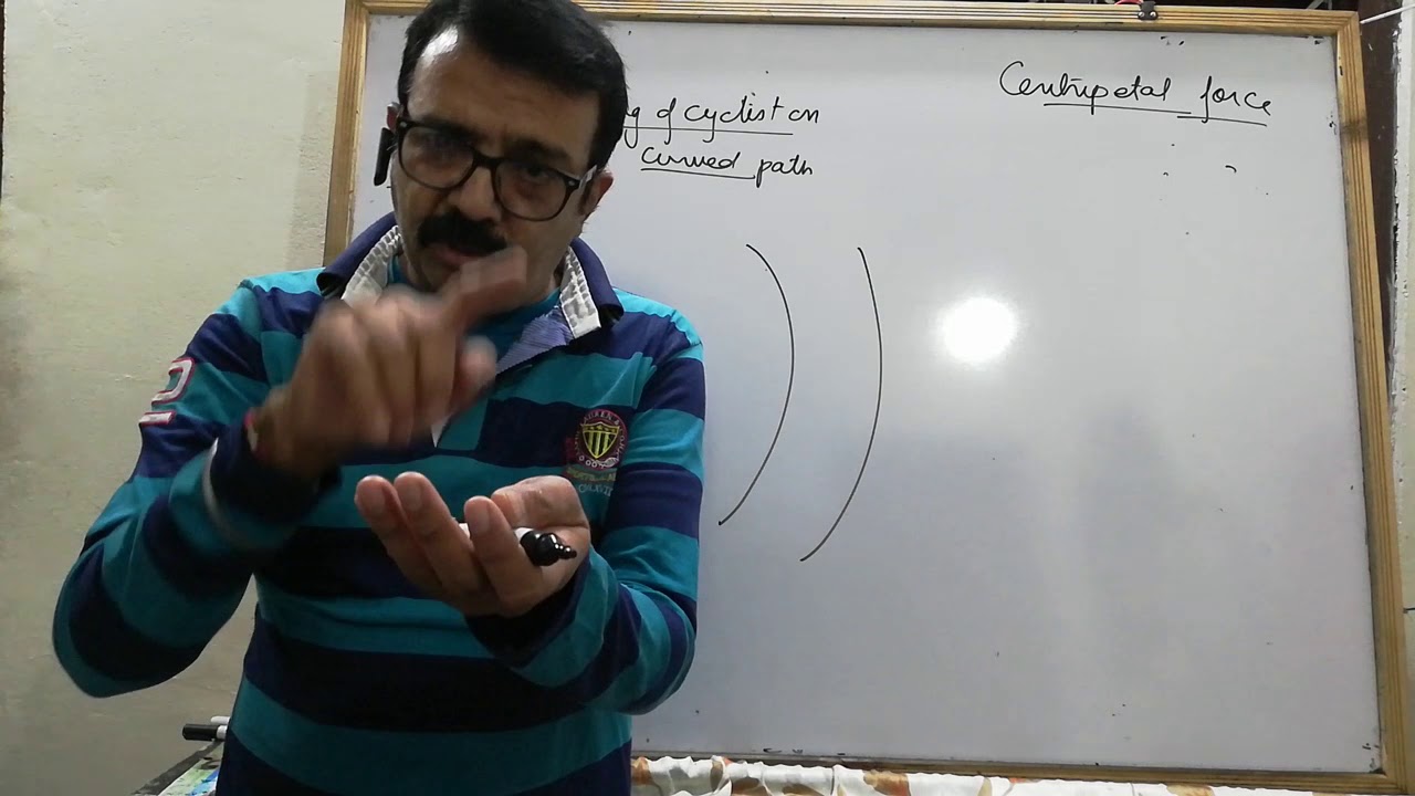 Physics 11 | uniform circular motion | bending of cyclist - YouTube