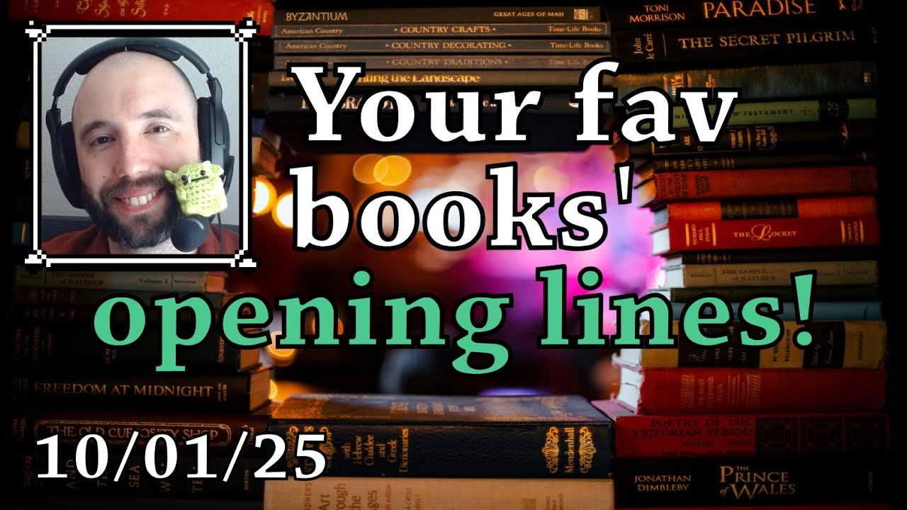 Your fav books--and why they work (Oct. 1, '25) - YouTube