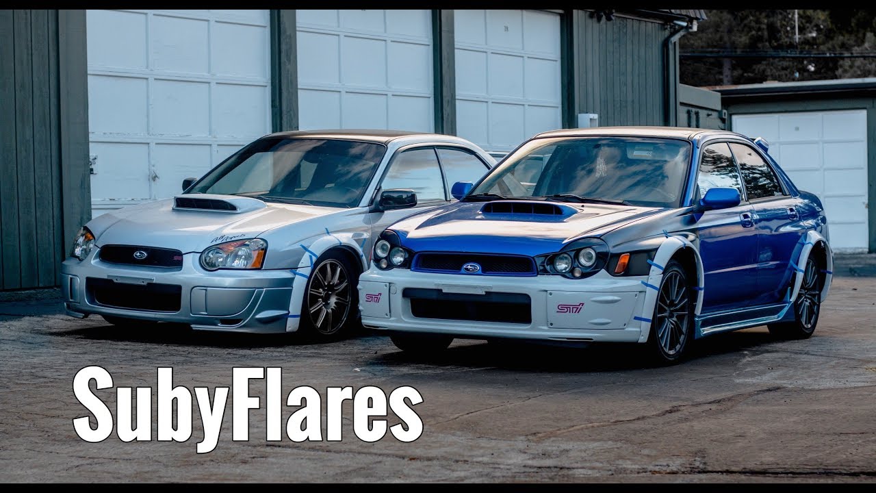 Test Fitting Our WRX & STI Flares!! - YouTube