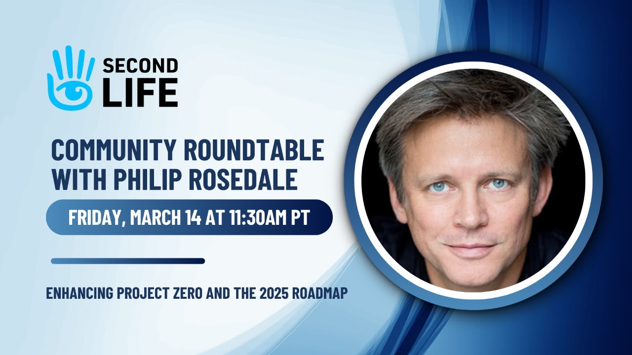 Second Life Community Roundtable - March 14, 2025 - YouTube