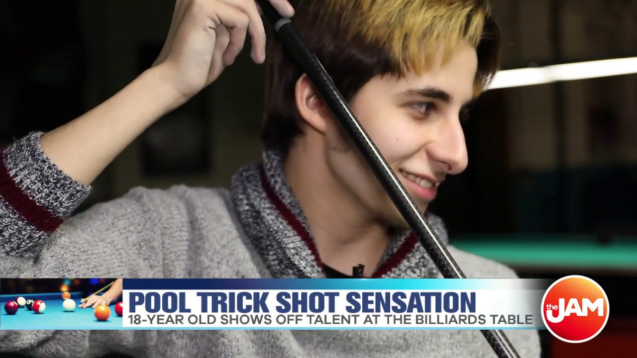 18-Year-Old Pool Trick Shot Sensation - YouTube