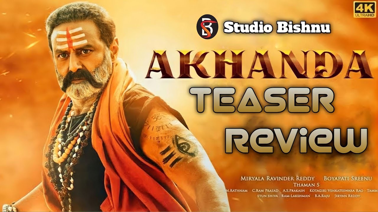 Akhanda Teaser Review || Nandamuri Balakrishna || Studio Bishnu || # ...
