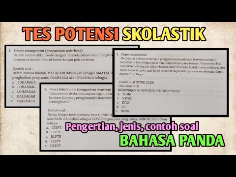 BAHASA PANDA PENGERTIAN DAN CONTOH SOAL TPS UTBK - YouTube