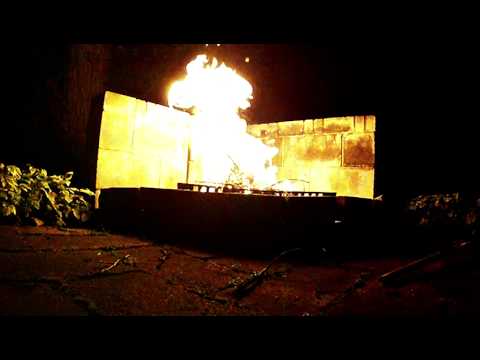 Fire Pit Explosion @ 120fps to 15fps! - YouTube