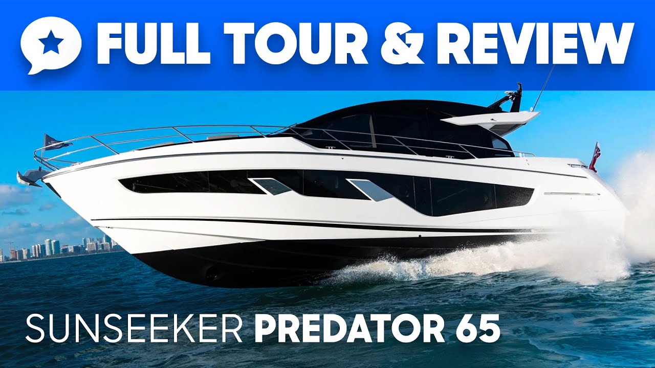 Sunseeker Predator 65 Yacht Tour & Review | YachtBuyer - YouTube