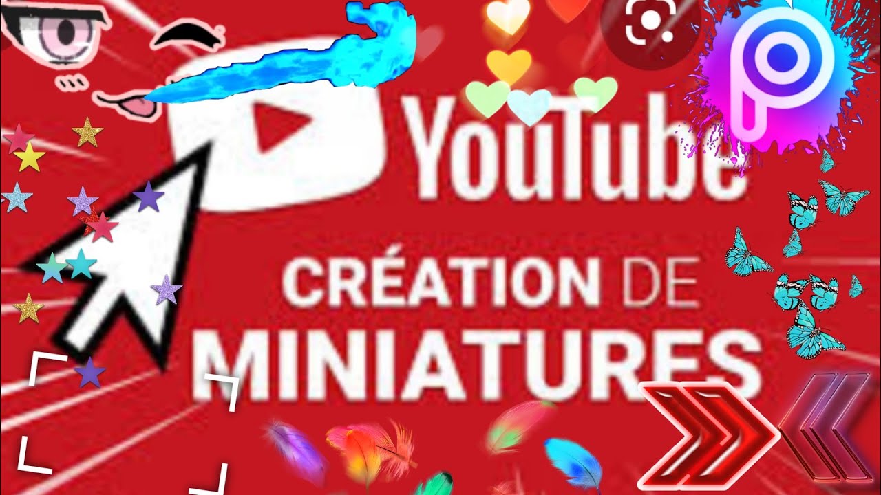 Comment faire de très belles miniatures Picsart? - YouTube