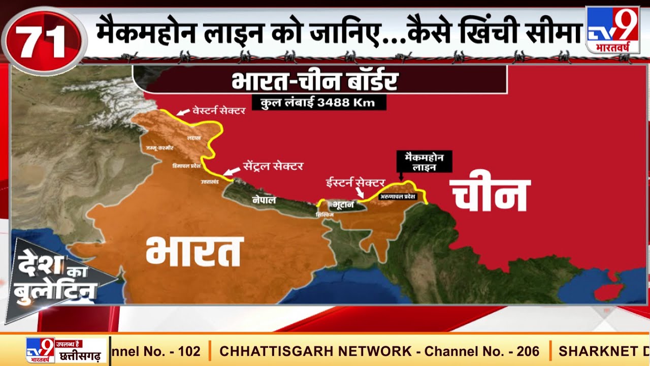 India-China Border: McMahon Line को जानिए, कैसे खिंची दोनों देशों के ...