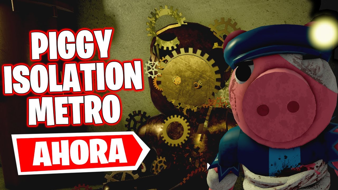COMO ESCAPAR del (METRO) 😨 Piggy: The Result of Isolation CAPITULO 7 🐷 ...
