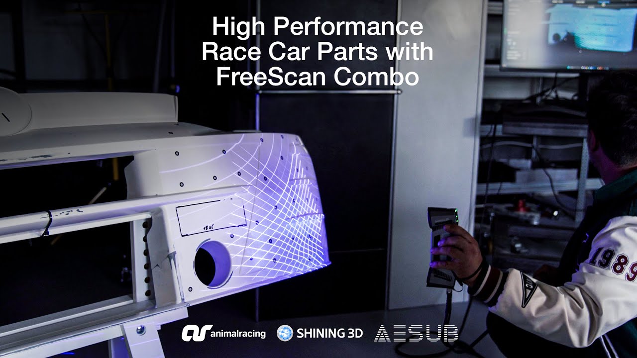 Custom Race Car Front Bumper with FreeScan Combo - YouTube