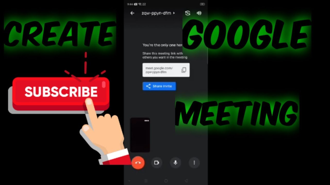 How To Create Google Meet - YouTube