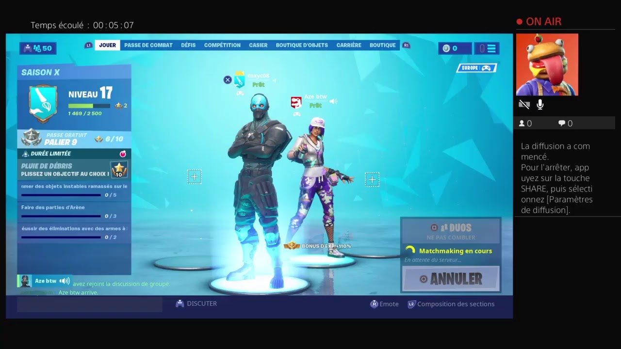 Diffusion PS4 en direct de kevin piche - YouTube