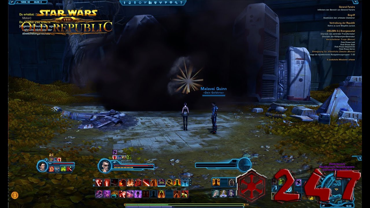SWTOR Sith Krieger 247 - [H2+] Energieausfall Teil 1 - YouTube