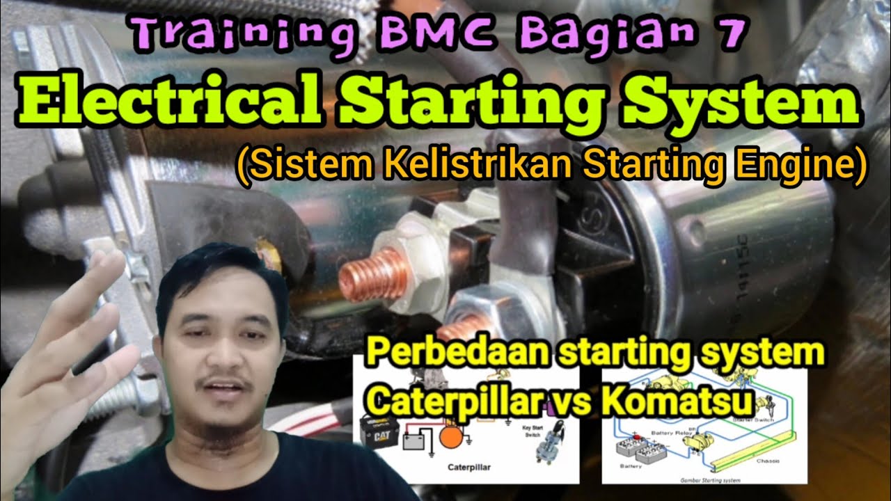 Cara kerja sistem kelistrikan/ starting system engine diesel Training ...