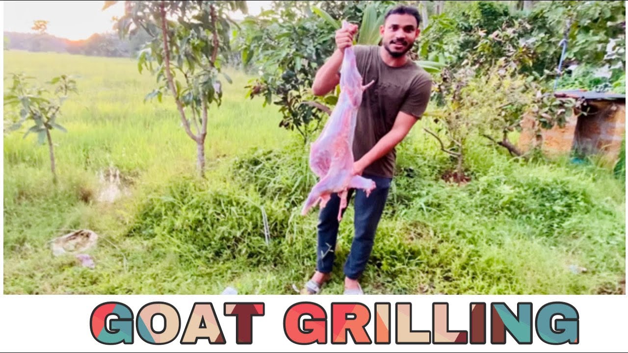 FULL GOAT BARBEQUE/GRILLED GOAT - YouTube