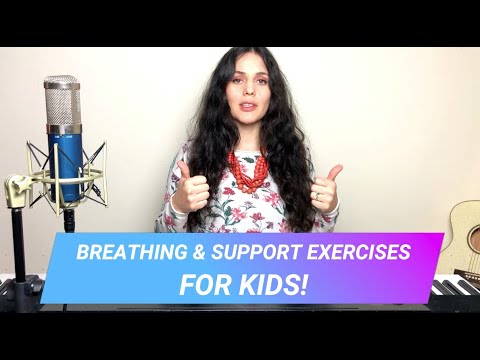 Breathing and support exercises for KIDS! - YouTube