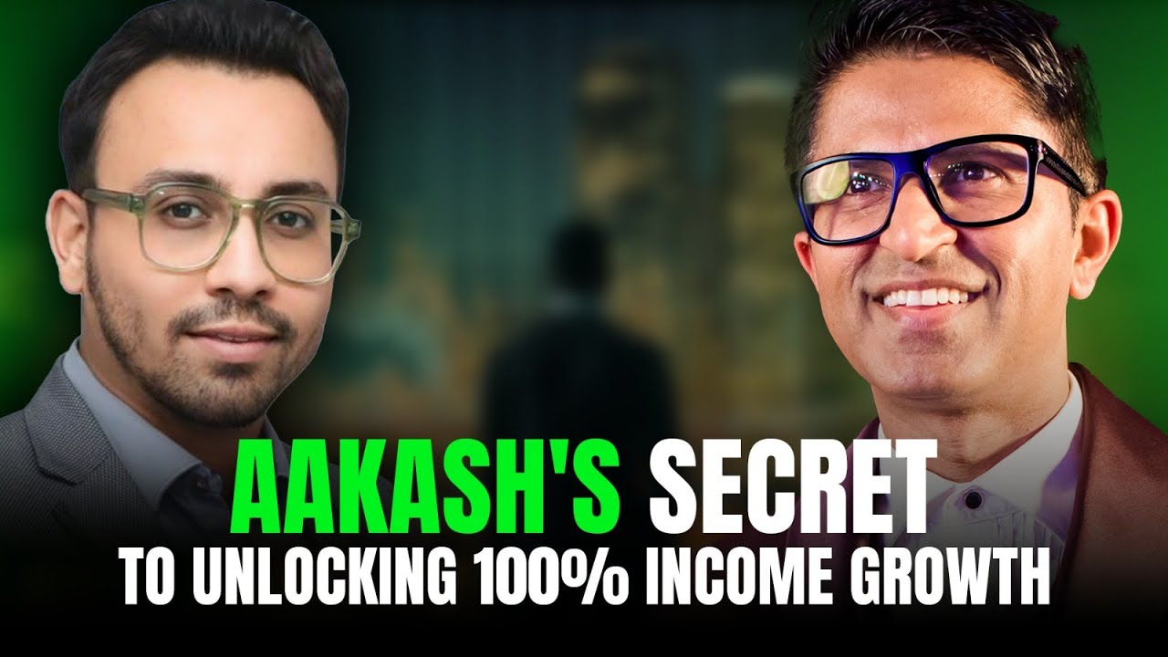 From Banker to Trader: Aakash Sinha's Income Growth Blueprint Revealed| Dev Gadhvi - YouTube