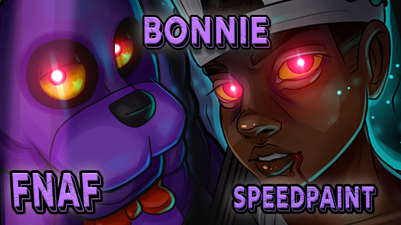 Bonnie the Bunny Ghost Kid FNAF [ SPEEDPAINT ] Sai - YouTube