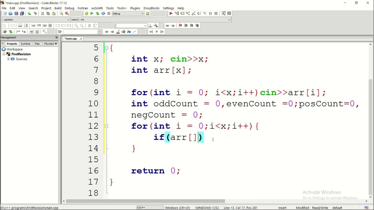Reviewing in for and Array | Assiut Sheet #1 (Data type - Conditions) ) From I To T - YouTube