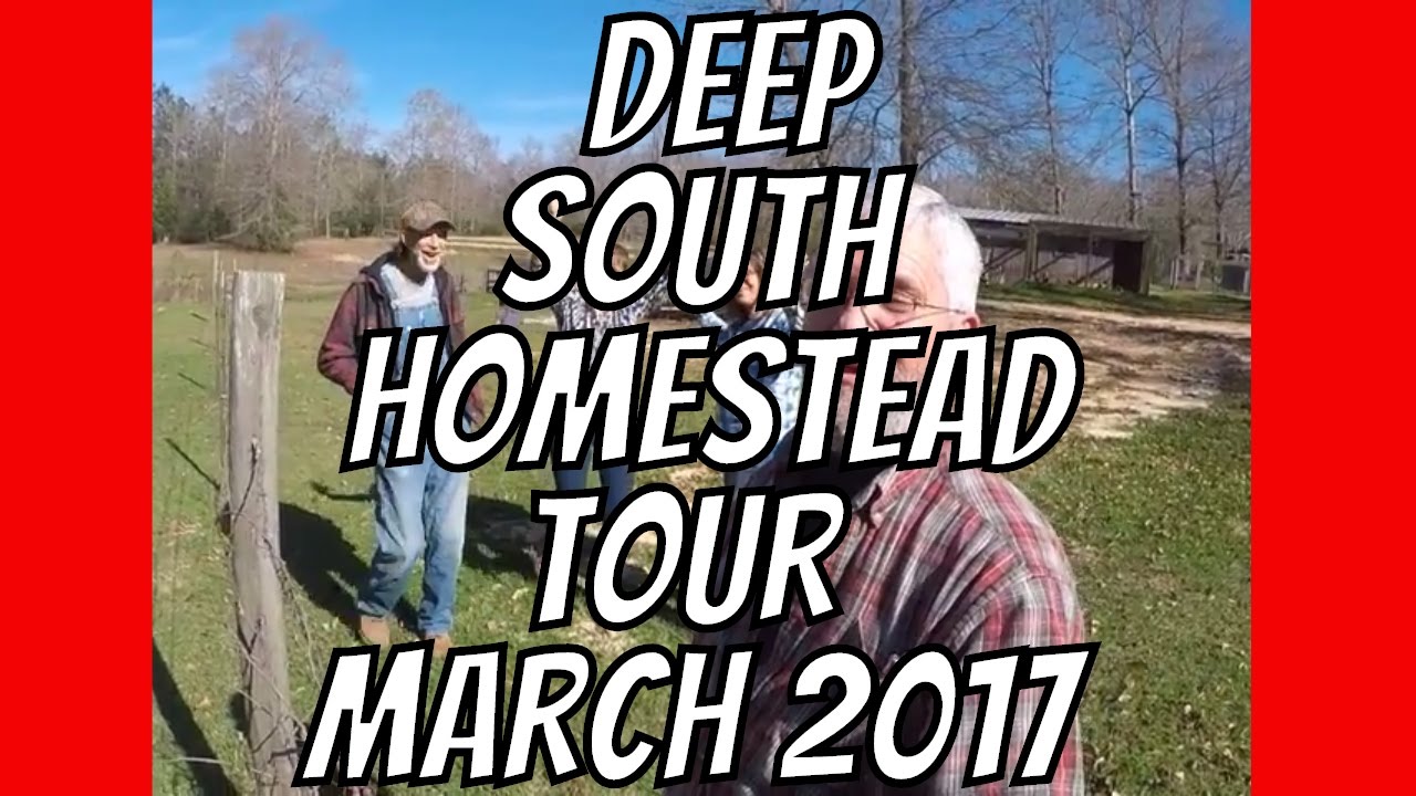 Deep South Homestead Tour | March 2017 | AldermanFarms - YouTube
