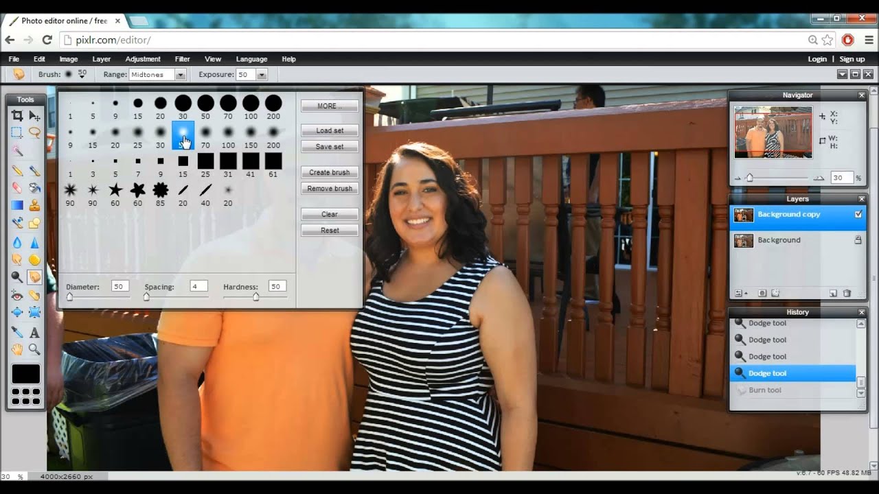 Beginner's Pixlr Tutorial - Basics - YouTube