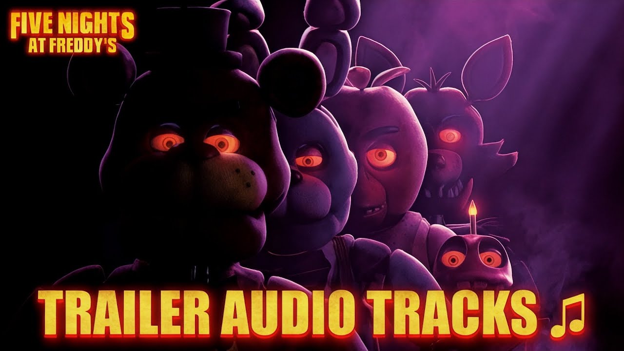 FNAF MOVIE TEASER AUDIO TRACKS: MUSIC, SFX, VOCALS - YouTube