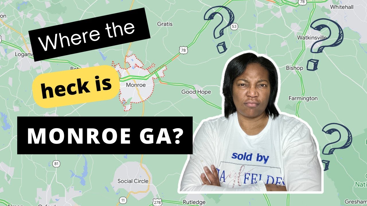 How Far is Monroe GA? | Living in Monroe GA - Google Map Tour 2023 ...
