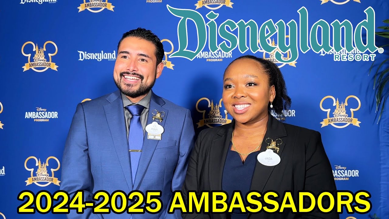 Disneyland Resort 2024-2025 Ambassadors First Park Appearance and Interview - YouTube