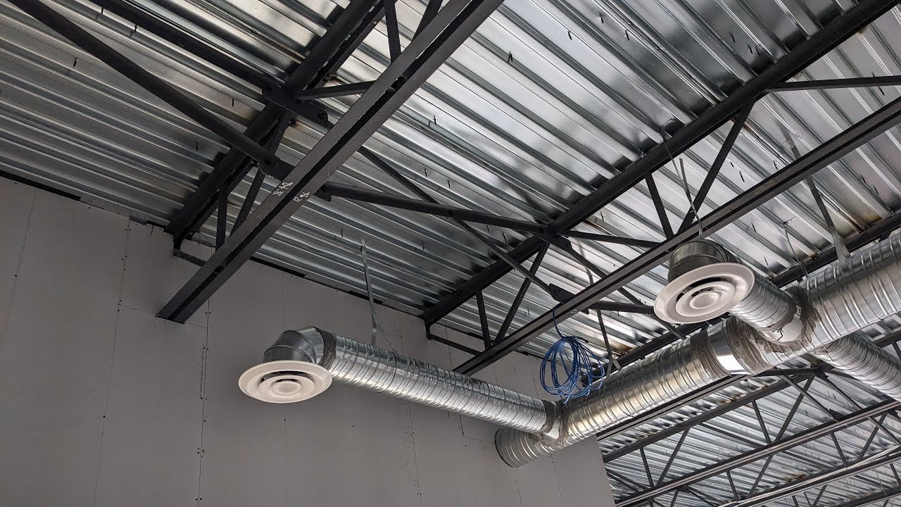 Cut Out Web Joists & Duct In DRYWALL - YouTube