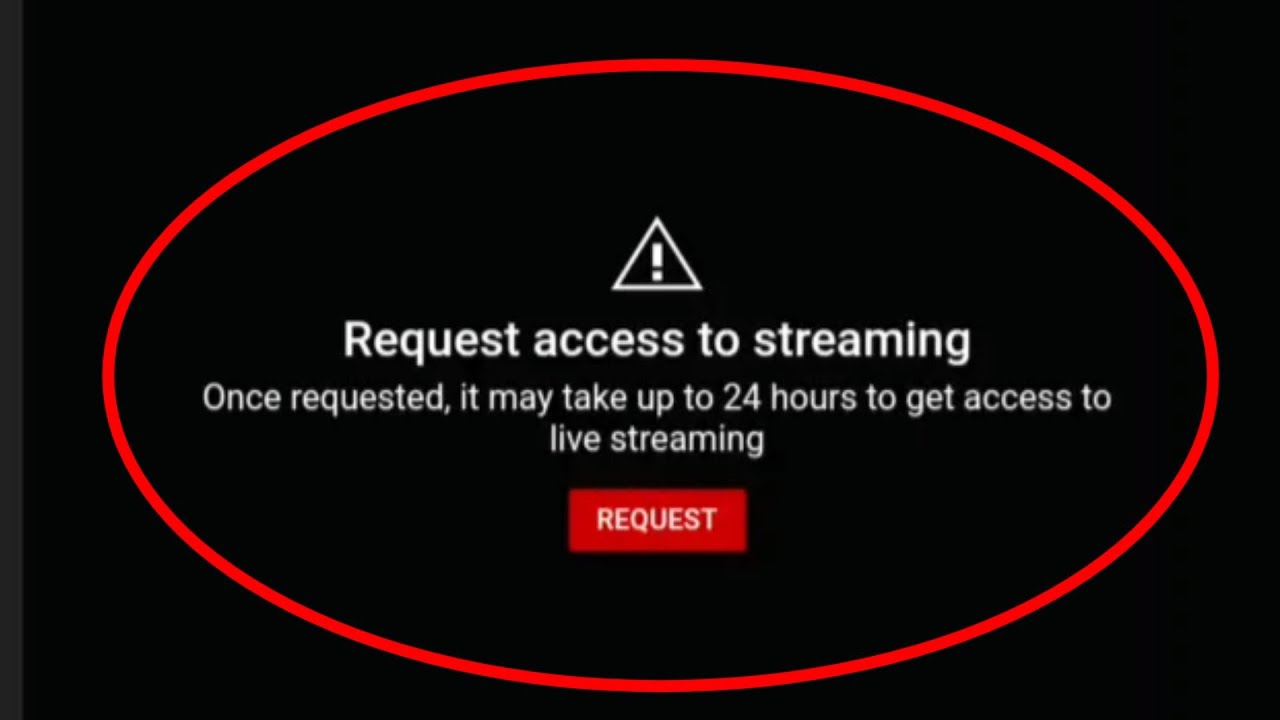 YouTube Live Fix Request access to streaming Problem Solve - YouTube