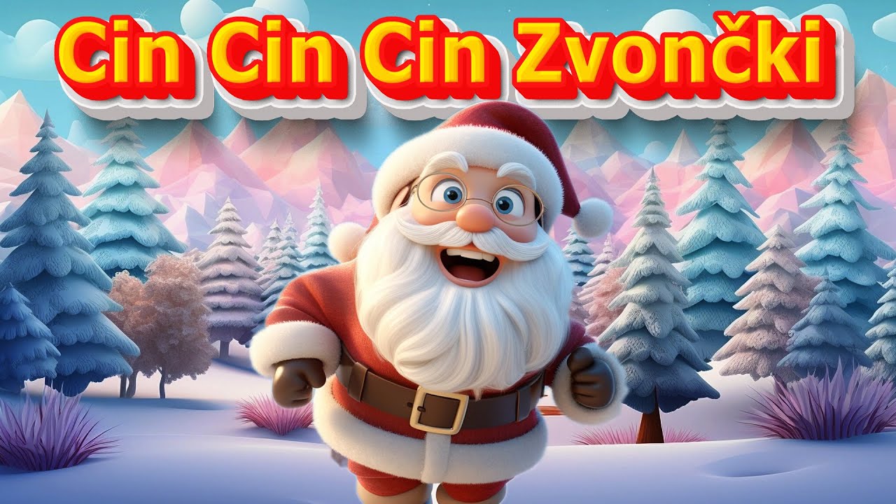 Cin cin cin zvončki pojejo | Jingle bells slovenska | zvončki | Otroške božične pesmi | Božični ...