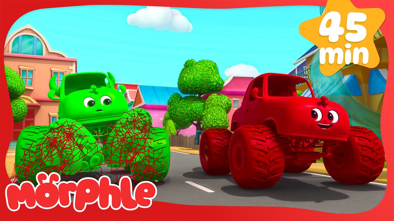 Monster Truck Madness - RACE | Morphle 3D | Robot Cartoons for Kids ...