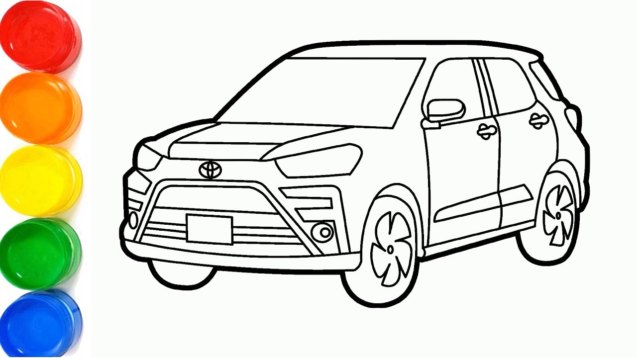 Menggambar Toyota raize - YouTube