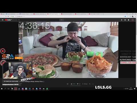 Zeonm 20 000 Kalori Yemek Yiyen Adamı İzliyor (Matt Stonie)
