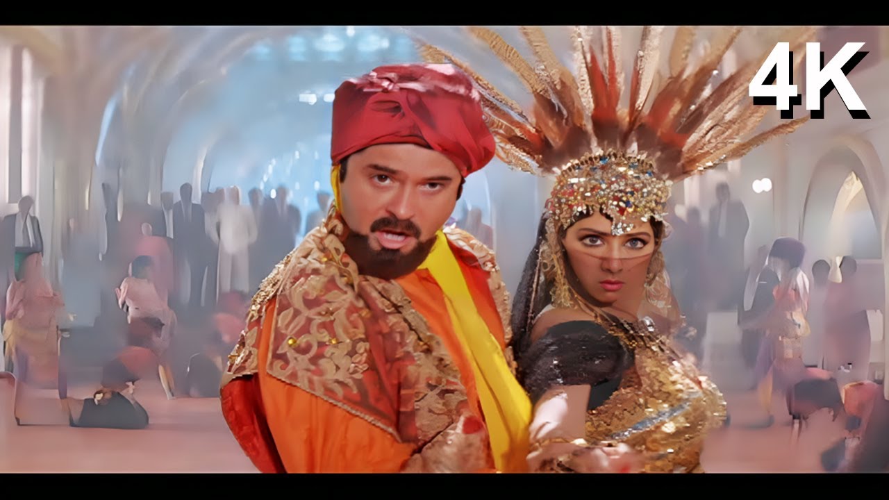 Parda Utha | Roop Ki Rani Choron Ka Raja 4K Video Song | 90s Anil ...