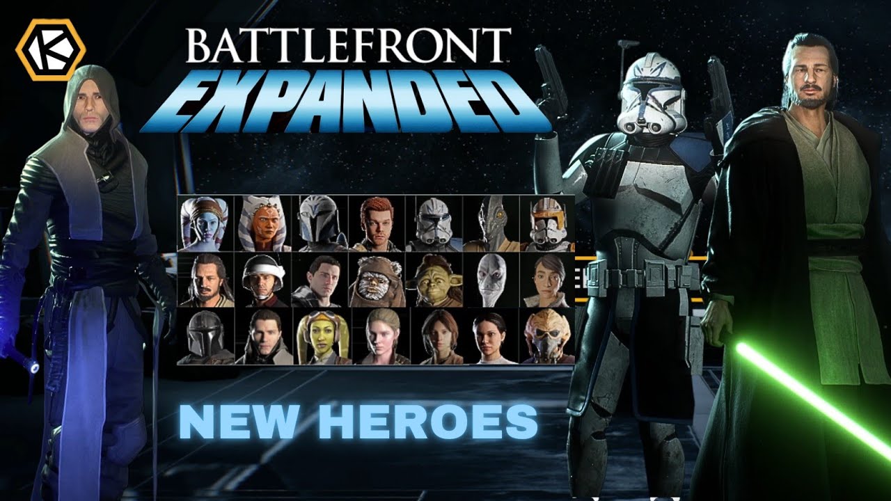 The NEW HEROES of Battlefront Expanded are AMAZING ! | Showcase | Star ...