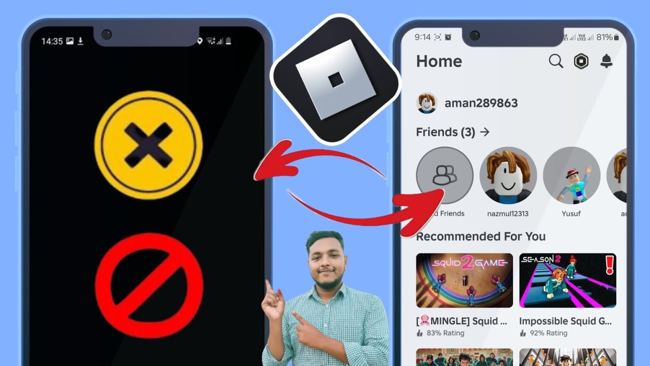 How to Fix black screen on Roblox Mobile 2025| Roblox black screen ...