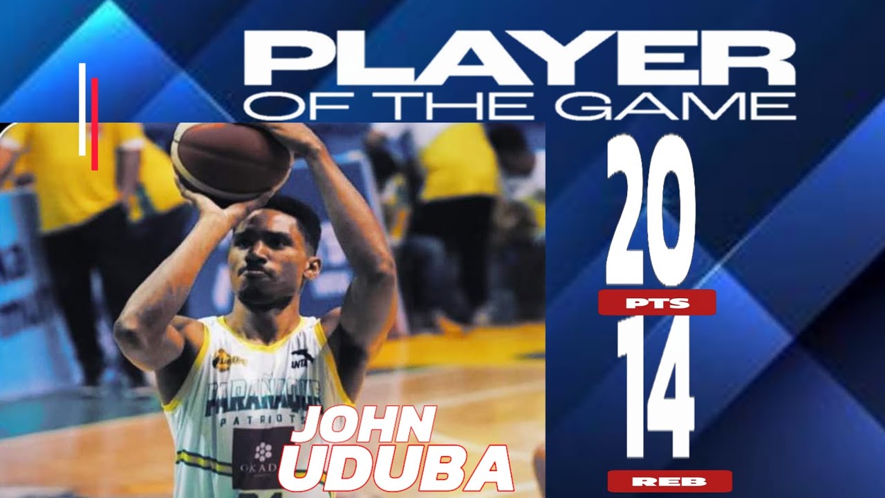 JOHN UDUBA | PLAYER OF THE GAME, 20 PTS 14 REB vs. MARIKINA SHOEMASTERS ...