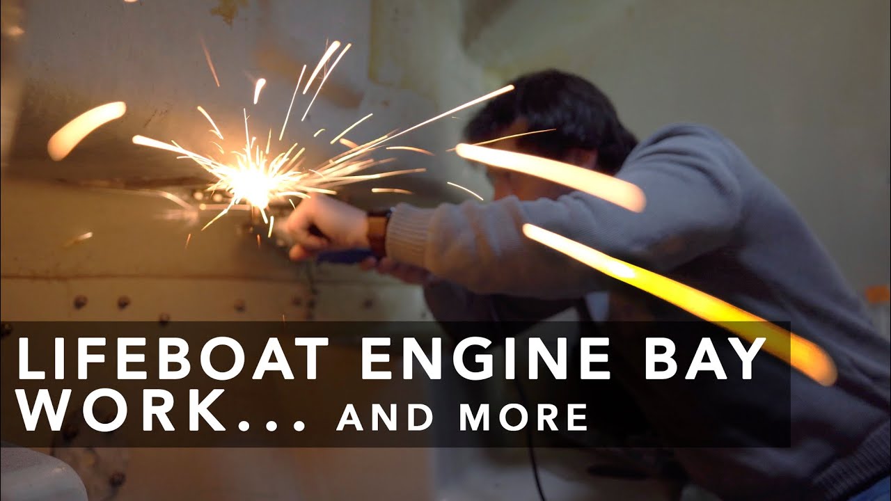 Lifeboat Conversion Ep8: Preparing the engine bay [4K] - YouTube