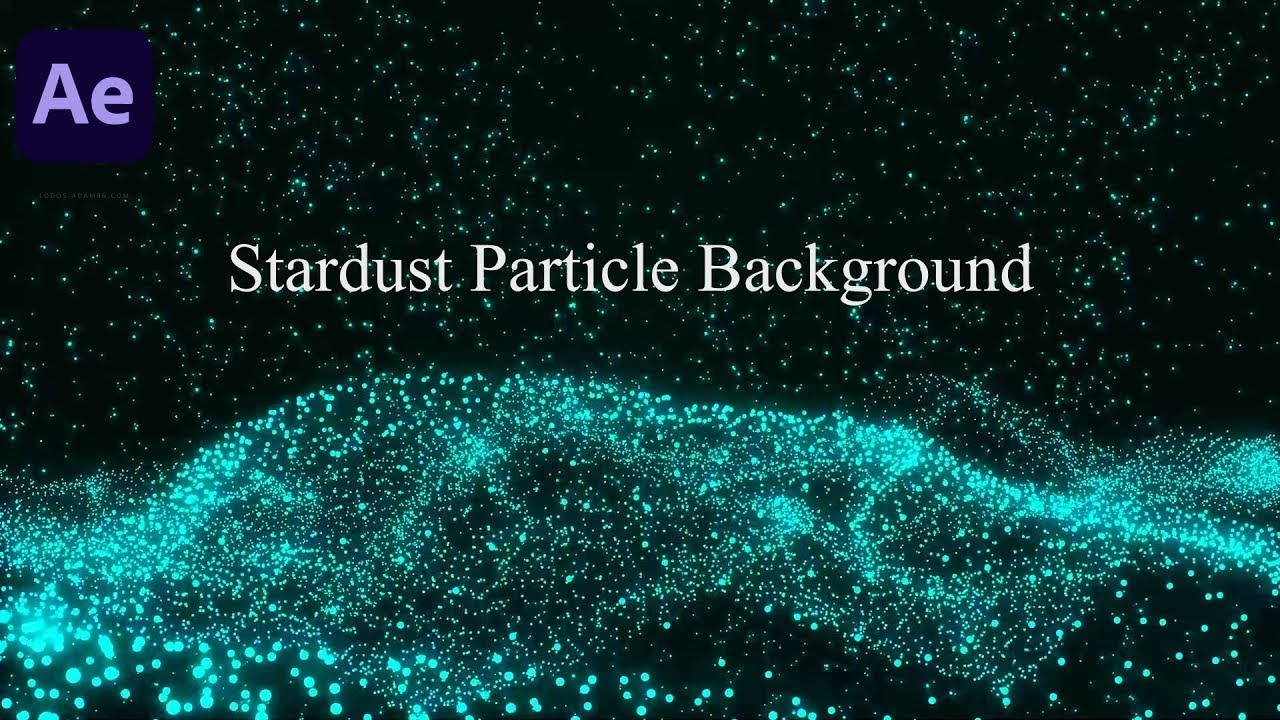 Stunning Stardust Particle Background – After Effects Tutorial - YouTube