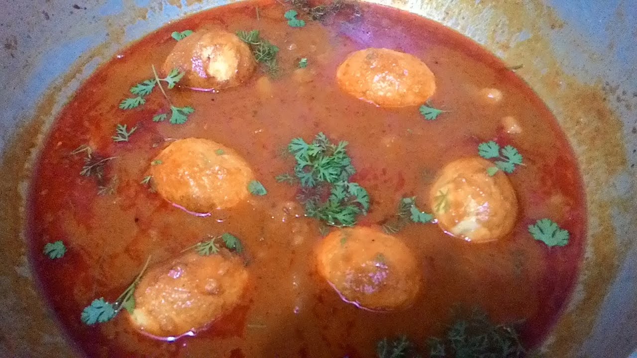 EGG CURRY FROM LEFT OVER ALOO SABZI, (HINDI) - YouTube